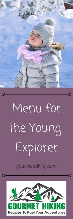 Menu for the Young Explorers